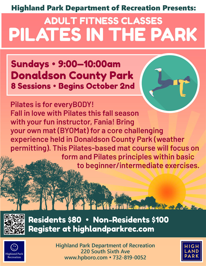 Highland Park Recreation: Fitness Classes - Pilates in the Park (Fall ...